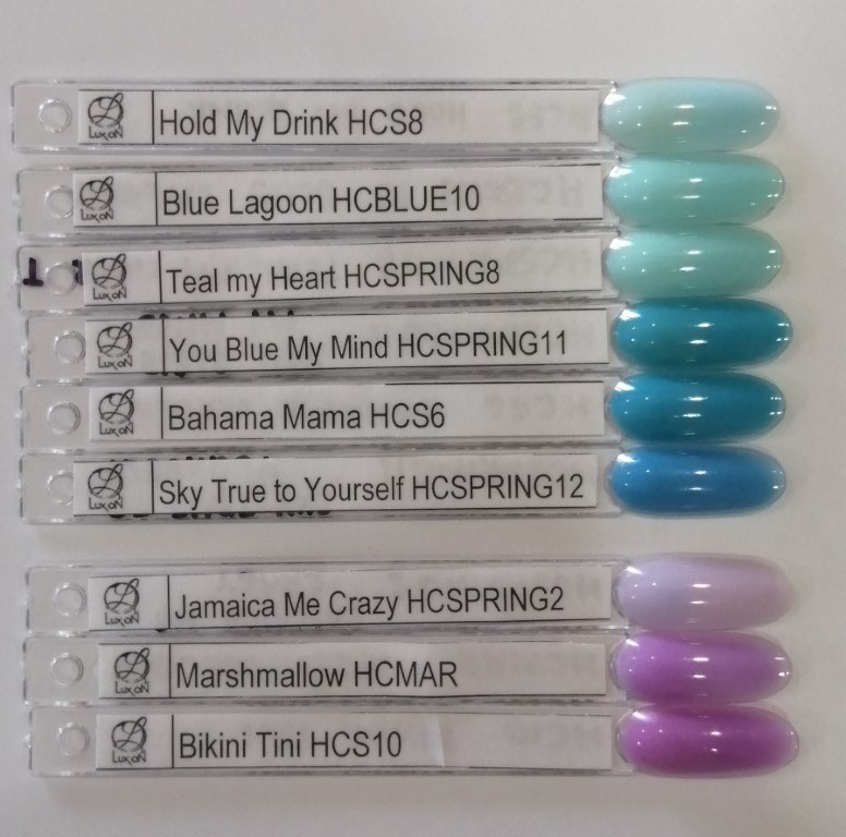 Color Acrylic Swatches – Yobe Beauty